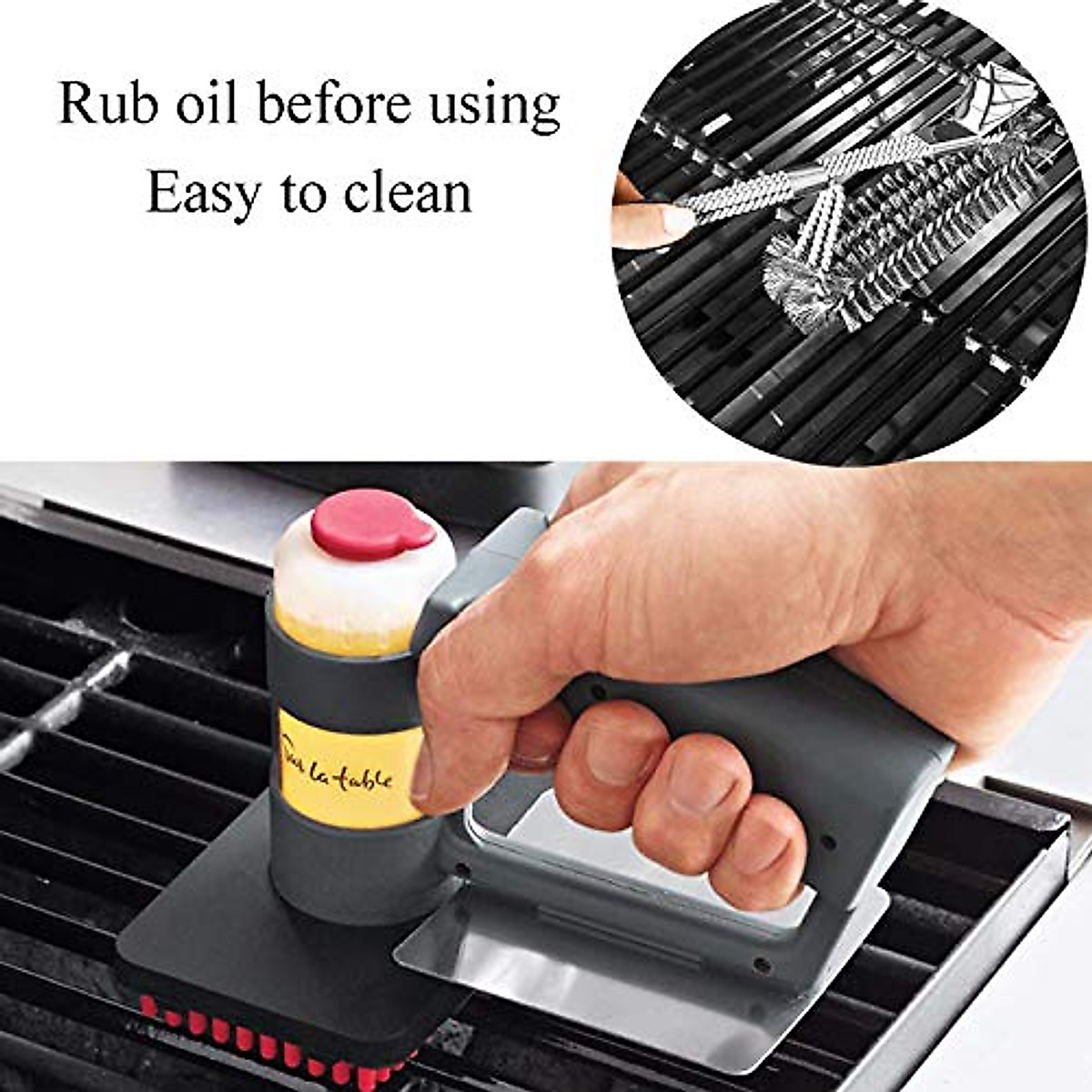 Hisencn Grill Grates Replacement for DGF510SBP, DGF510SSP, DGF510SSP-D, Uniflame GBC1059WB, GBC1059WE-C, Cast Iron Cooking Grid For Backyard Grill BY12-084-029-98 and Other Gas Grill Models, 16 1/4 in