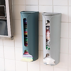 JQUAL 3 Pcs Wall Mounted Underwear Storage Box, Wall Mounted Socks Panties Storage Box, Underwear Storage Organizer Dispenser, Punch Free Multifunctional Storage Box (Blue)