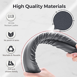 C CELAINER Door Draft Stopper, Under Door Noise Blocker, Sound Light Air Proof Sealer for Bottom of Door, Adjustable Soundproof Insulation Strip Doors Draft Guard 37 inch - Grey