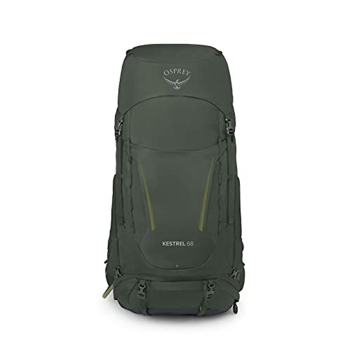 Osprey Kestrel 68L Men's Backpacking Backpack, Bonsai Green, L/XL