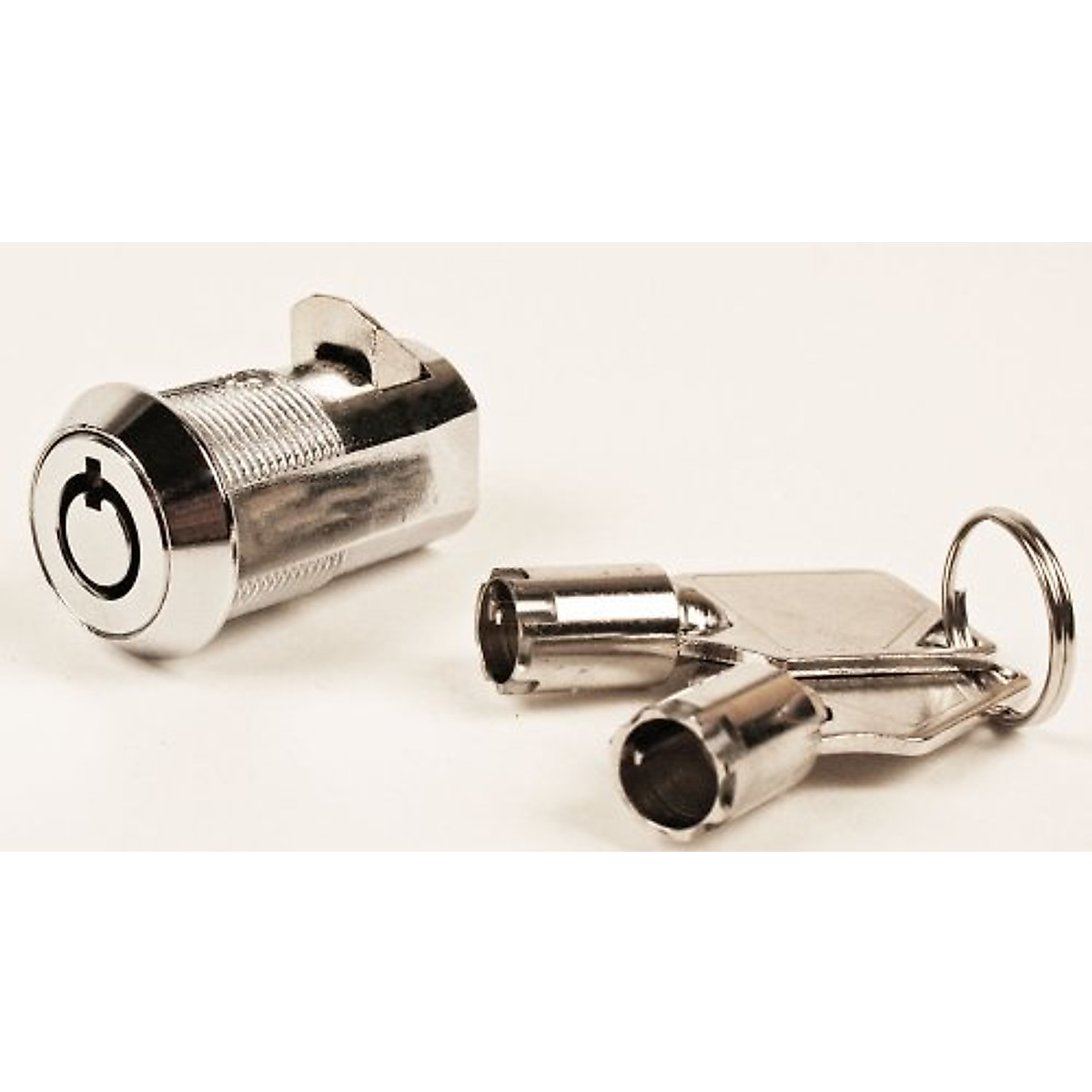FJM Security 2537B-KA Keyed Alike Slam Lock with Chrome Finish, Keyed Alike