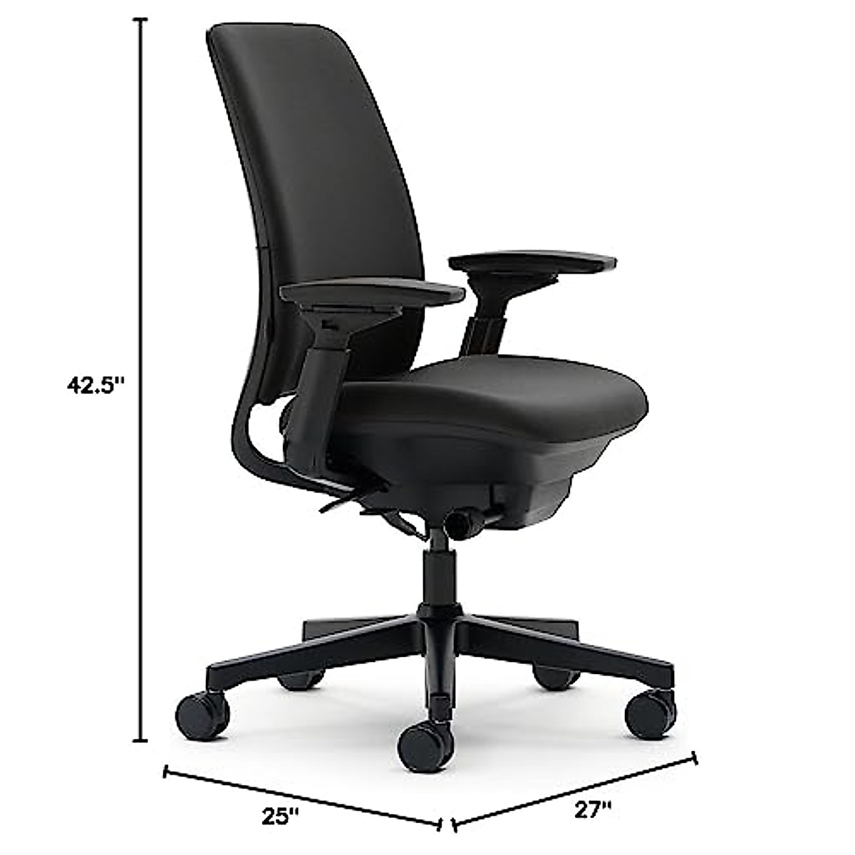 Steelcase Amia Fabric Office Chair, Black