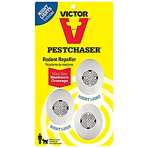 Victor Mini M753SN Ultrasonic with Nightlight, 3-Pack ,White