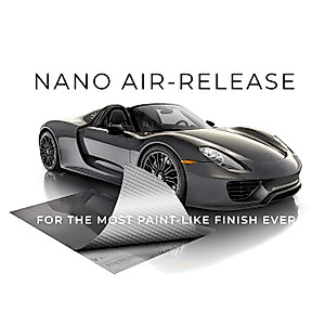 VViViD+ Ultra Gloss Candy Charcoal Grey Vinyl Car Wrap Premium Paint Replacement Film Roll with Nano Air Release Technology, Stretchable Protective Cap Liner, Self Adhesive (1ft x 5ft)