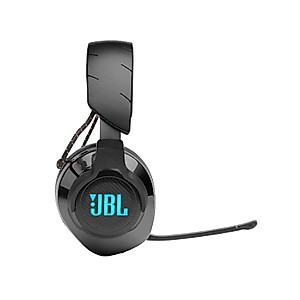 JBL Quantum 610 Wireless - Wireless Over-Ear Gaming Headset, QuantumSURROUND, 2.4GHz Wireless, 40 Hours of Wireless Battery Life, Game-Chat dial, flip-up Boom Microphone (Black)