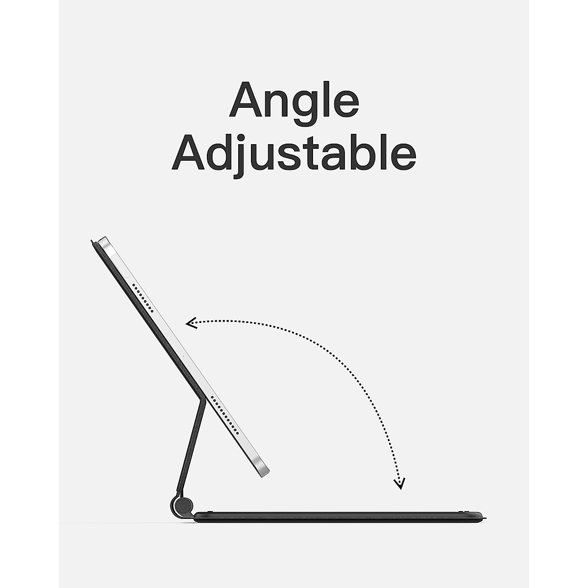 Officelab Bluetooth Keyboard Compatible with iPad Pro 11-inch (4th/3rd/2nd/1st Generation) and iPad Air (5th/4th Generation), with 7-Color Backlight, Shortcut Supported, KB09111, Black