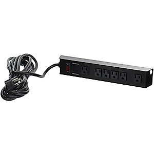 POWER ZONE OR802135 Surge 6 Outlet 1150J, Metal