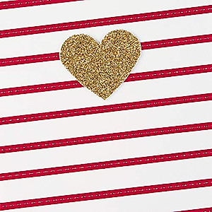 Hallmark Signature Birthday Card for Her (Heart and Stripes)