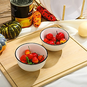 10 Pieces Bamboo Cutting Boards Set Bamboo Chopping Board Bulk Wooden Cutting Boards Thick Sturdy Chopping Board with Juice Groove for Kitchen Meat Cheese and Vegetables Heavy Duty Serving Tray