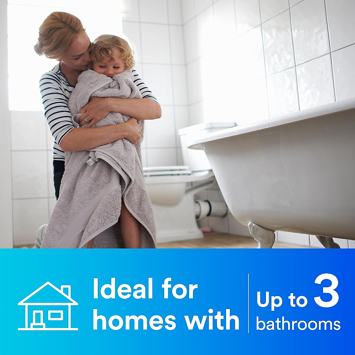 3M Aqua-Pure Whole House Standard Diameter Water Filter Transparent Plastic Housing AP101T, 5530002