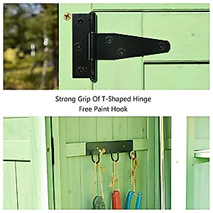 Wooden Garage Storage Shed, Waterproof Backyard Tool Storage Cabinet, Outdoor Large Garden House, Patios Tool Organizers, Lawn Lockers, for Tools (Size : B)