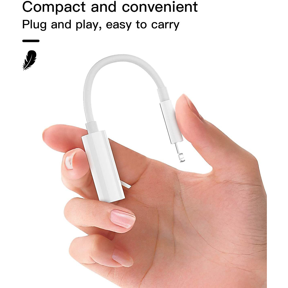 [Apple MFi Certified] Lightning to SD Card Reader for iPhone iPad,4 in 1 Lightning Male to USB Female OTG Adapter Compatible SD/TF Card,Memory Card Reader Portable USB 3.0 Adapter with Charging Port