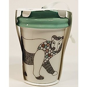 Starbucks 2017 Holiday Cup Ornament Mint Green Bear