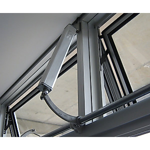 SOViK 12V DC 30 inch Stroke Linear Actuator Electric Cylinder with Mounting Brackets Max Force 150 pounds Speed 3/5" per sec Square Tube 7/4"(W) x*7/4"(H) (Solid Shaft End)