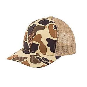 Browning unisex adult Trucker Browning 308311121 Cap Cupped Up Mesh Vtan, Vintage Tan, One Size US