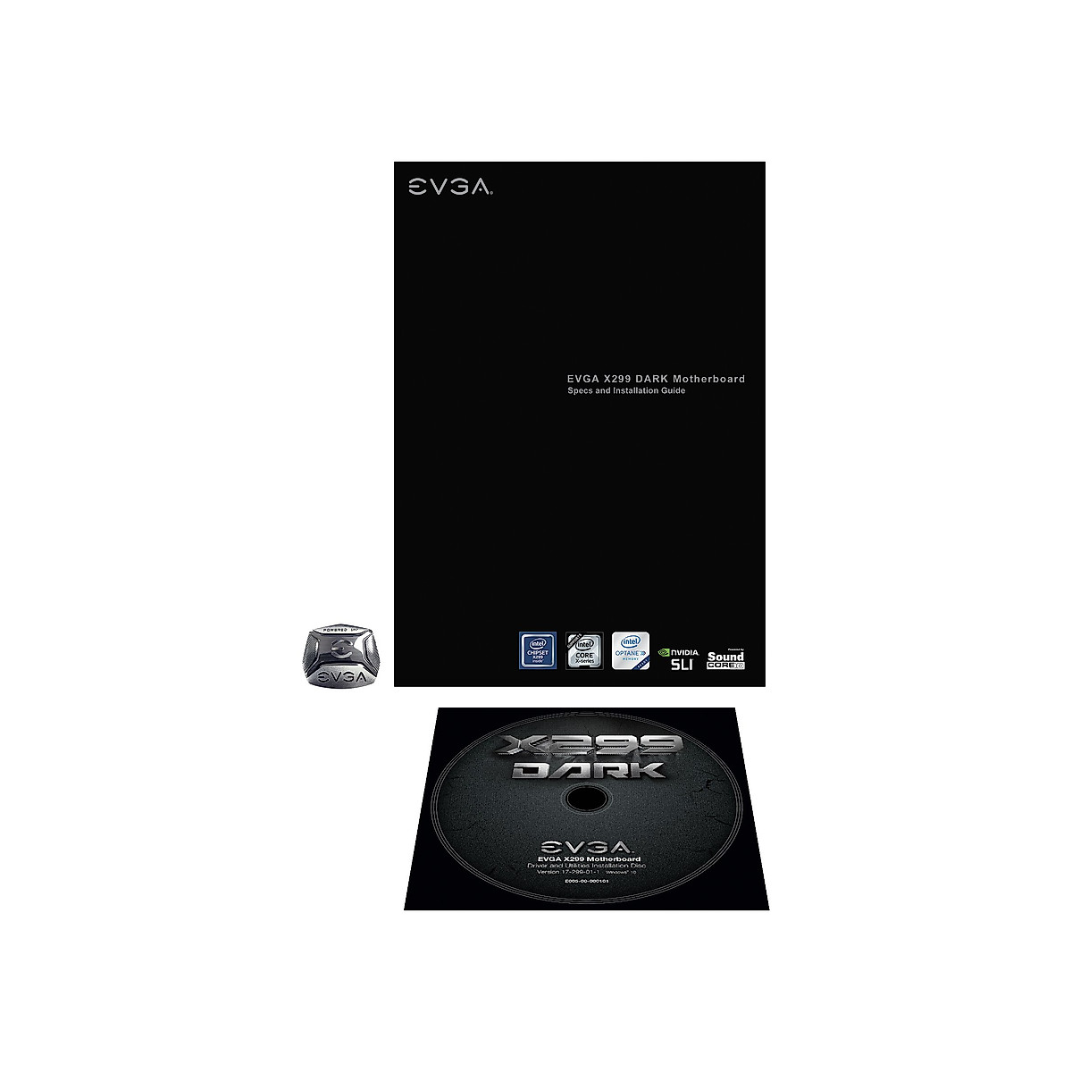 EVGA X299 Dark, LGA 2066, Intel X299, SATA 6Gb/s, USB 3.1, USB 3.0, EATX, Intel Motherboard 151-SX-E299-KR