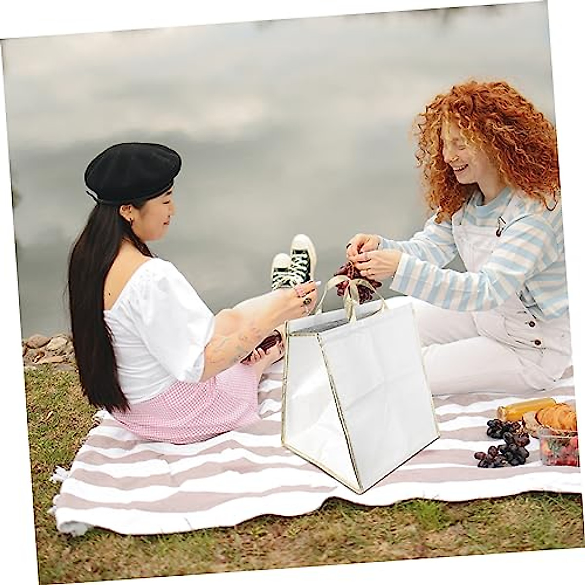 Kisangel Tote Bags Packing Insulation bags tote bags cooler bags insulated delivery bag catering bag thermal bag pizza bird's nest storage bag food nonwoven peritonealwaterproof