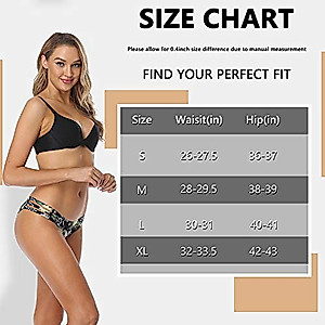 AUFU Women Seamless Underwear Bikini Panties Soft Stretch Breathable Invisible Hipster Panty 6 Pack (Medium)