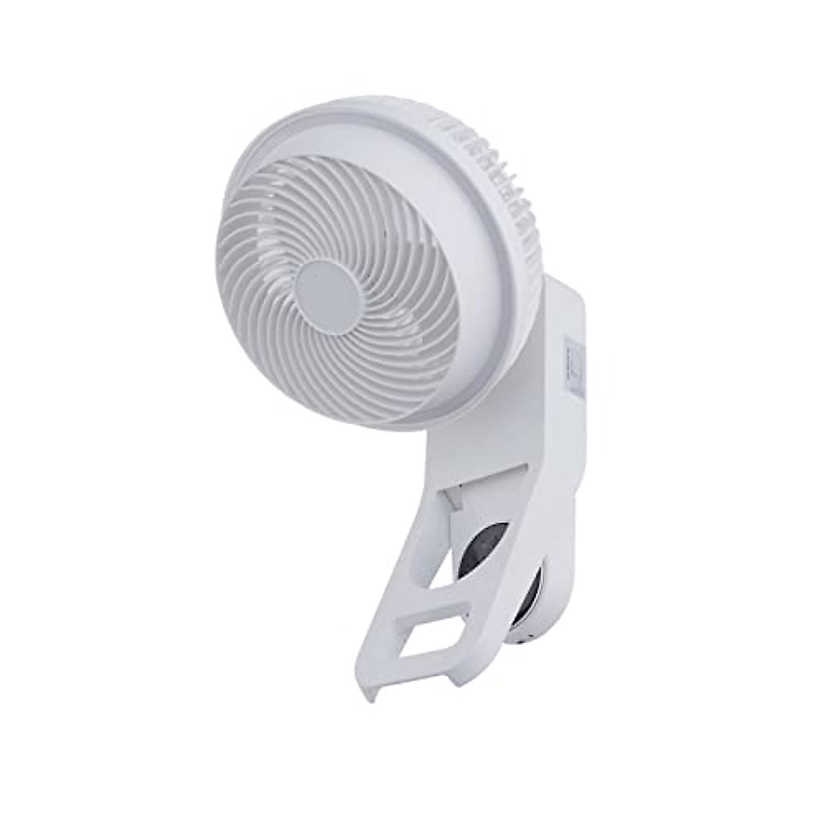 Heal Smart 7 inch Wall Mount Fan, 3 Speeds & 3 Modes, 15 Hours Timer, 60° Oscillating Circulating Fan, with Remote Control, Air Circulation Fan for Indoor Use, White