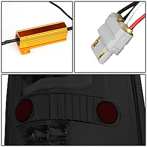 DNA MOTORING TL-F15004-LED-3D-CH-SM LED 3D Tail Light Assembly Driver & Passenger Side [Compatible with 04-08 Ford F150 Lobo]