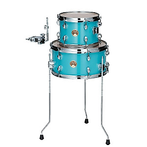 TAMA Add-On Kit for Club-Jam Mini - 10" x 7" Tom Tom/14" x 7" Floor Tom/Single Tom Mount - Aqua Blue (LJKT10F14-AQB)