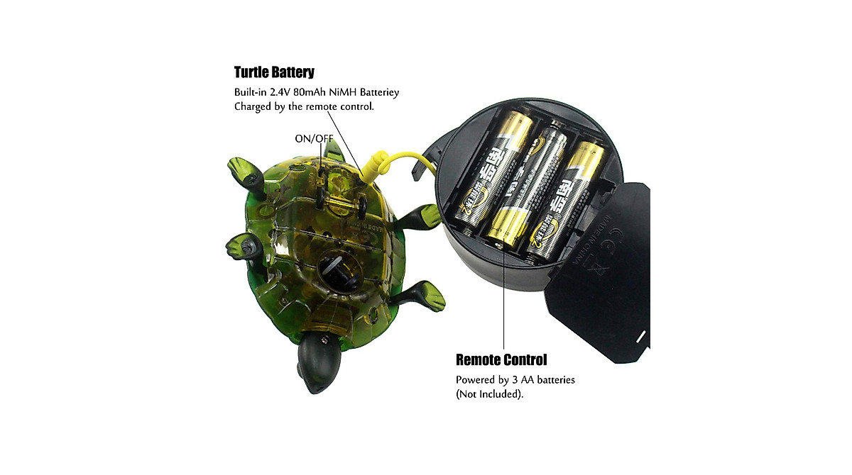 Tipmant RC Turtle Toy - Fun Remote Control for Kids