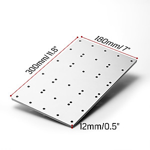 Genmitsu 3040 Extension Aluminum Spoilboard for 3018-PROVer V2 Y-Axis Extension Kit, XY Effective Working Area 300mm x 400mm