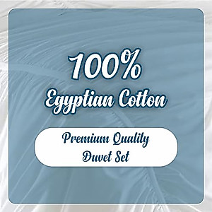 Ornate Bedding 100% Egyptian Cotton 600TC Decorative 3-Piece Soft Luxurious Duvet Set Ruched Ruffle Designer Comforter Cover & Pillow Shames with Zipper & Corner Ties, Full/Queen (Burgundy)