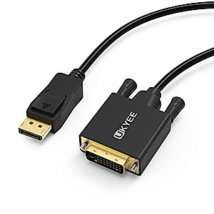 UKYEE Displayport to DVI Cable 6ft 10-Pack, Display Port (DP) to DVI Adapter Cord Male to Male Compatible with Computer,Laptop,PC,Monitor,Projector,HDTV -Black