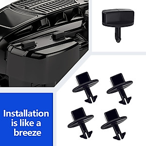 4 PCS Air Cleaner Cap Knob Compatible with Lawn Tractor 123P02, 123P32, 115P02 and Models 115P02-0008-H5, 115P02-0011-H5, 123P02-0002-H5, Replacement Knob Part Number 597244