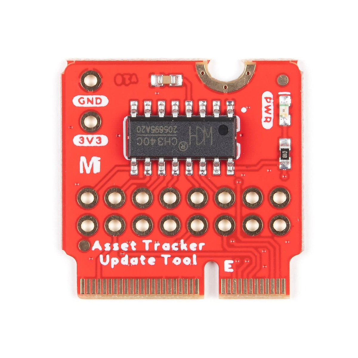 SparkFun MicroMod Update Tool-CH340C USB-Serial Converter 8 Pairs of PTH Connections w/Split pad Jumper Links 3.3V Interface MicroMod Asset Tracker Carrier Board or SARA-R510M8S Module USB-C