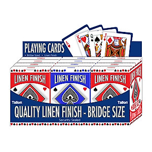 Tallon Games Linen Bridge Size Playing Card