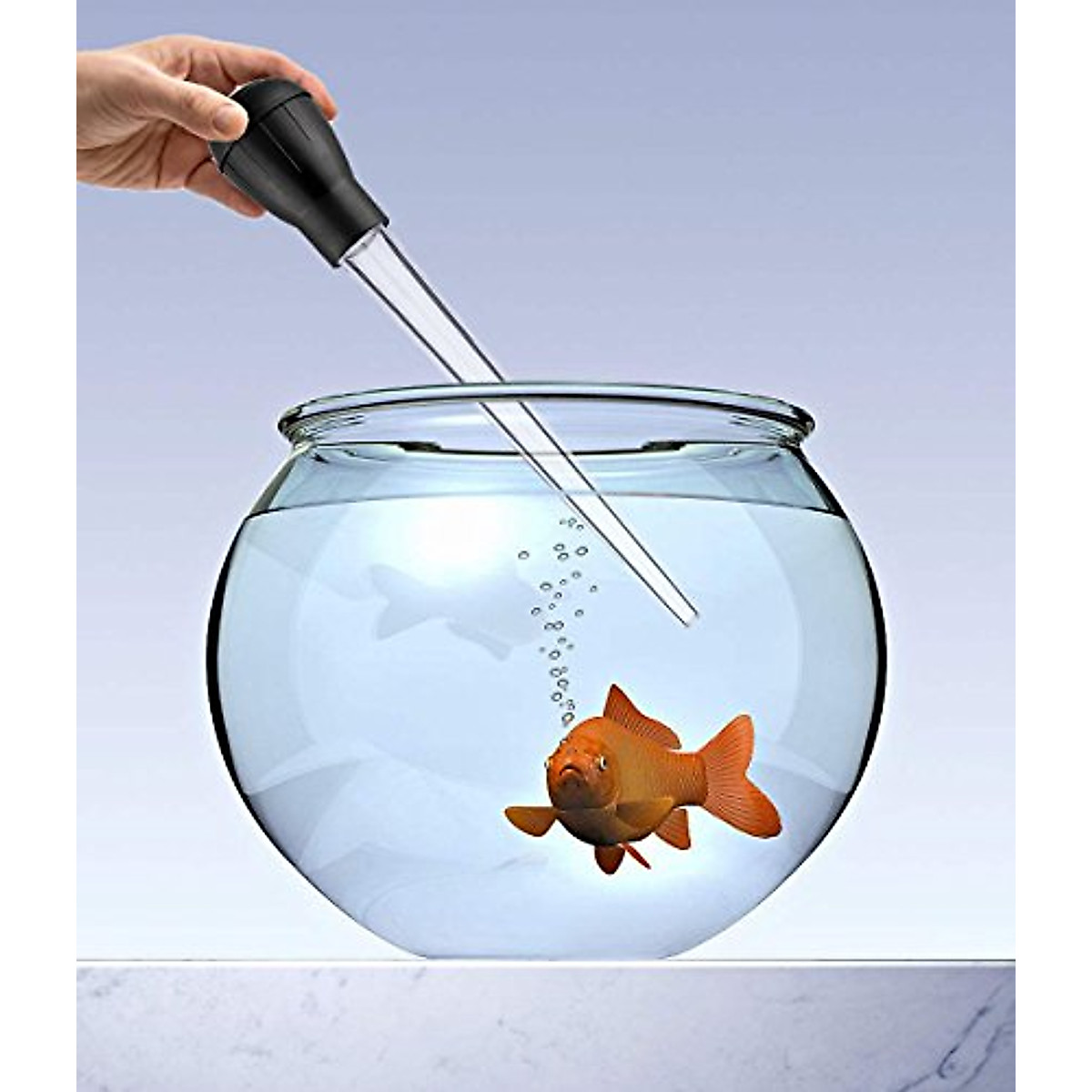 Long Turkey Basters for Cooking with Measurements, Only for Room Temperature Liquids, Blue and Black Color