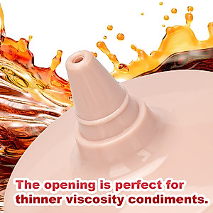 Qiuhome Condiment Squeeze Bottle,Ketchup Squeeze Bottle,Plastic Squeeze Bottle, 12oz (Gray)