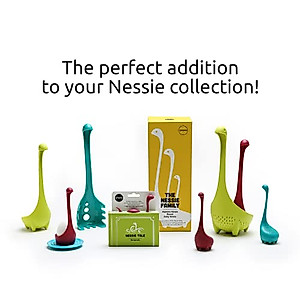 OTOTO Nessie Ladle Spoon - Turquoise Cooking Ladle - Cooking Gifts - Use for Serving Soup, Stew, Gravy & Chili - High Heat Resistant Loch Ness Stand Up Soup Ladle