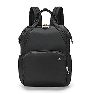 PacSafe Women's Citysafe CX 17L Anti Theft Backpack-Fits 16 inch Laptop, Black, One Size
