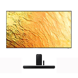 SAMSUNG QN65QN800BFXZA 65" 8K QLED Quantum Mini LED HDR Smart TV with a HW-Q600B 3.1.2ch Soundbar with Dolby Audio (2022)