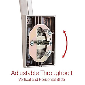 Baldwin Torrey Pines, Front Entry Handleset with Interior Lever, Featuring SmartKey Deadbolt Re-Key Technology and Microban Protection, in Venetian Bronze