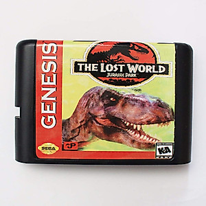 The Lost World Jurassic Park 16 Bit Md Game Card For Sega Mega Drive For Genesis