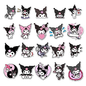Kawaii Stickers Kuro Cartoon Mi Stickers Cute Image Graffiti Stickers for Kids and Girls DIY Kawaii Sticker Laptop Bedroom Decoration Water Cup Waterproof Stickers 50 Pcs