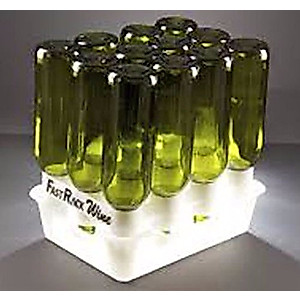 FastFerment Racks & 1 Drip Beer Bottle Cleaning, Drying and sanitizing, FastRack12 One Rack & One Tray, White