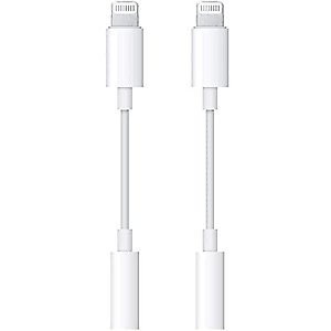 Lightning to 3.5 mm Headphone Jack Adapter, 2 Pack [Apple MFi Certified] iPhone 3.5mm Jack Aux Dongle Cable Converter Compatible with iPhone 14 13 12 11 11 Pro XR XS X 8 7 iPad, Support All iOS