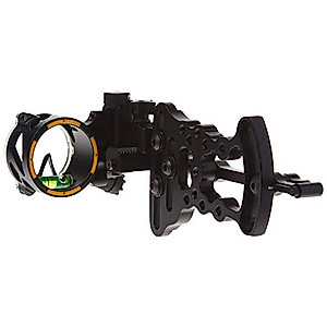 Trophy Ridge Alpha Slide Archery Bow Sight - A-Shaped .019” Single Pin Sight for Unbeatable Visibility, Right Hand