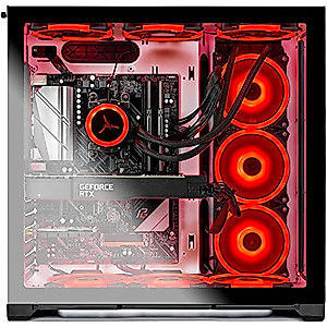 Skytech Gaming Prism II Gaming Computer PC Desktop - AMD Ryzen 7 5800X 8-Core 3.8GHz, RTX 3080 Ti 12G GDDR6X, 1TB NVMe Gen4 SSD, 16GB DDR4 3200, RGB Fans, 360mm AIO, AC WiFi, Windows 11 Home 64-bit