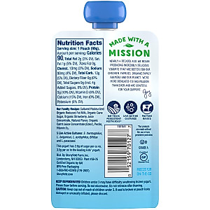 Stonyfield Organic Kids Strawberry Lowfat Yogurt Pouch, 3.5 oz, Single Serve – Includes Live Active Cultures