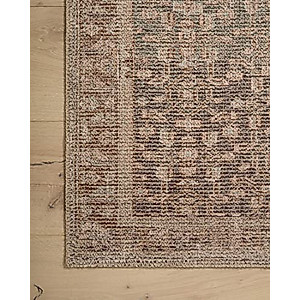 Loloi Angela Rose x Aubrey Collection AUB-04 Sage/Bark, Traditional 7'-6" x 9'-6" Area Rug