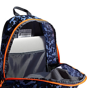 adidas Young Creator backpack, Flow Blur/Onix Grey/Signal Orange, One Size