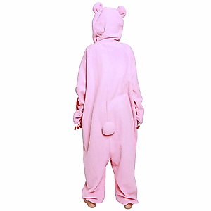 SAZAC Gloomy Bear Kigurumi - Onesie Jumpsuit Halloween Costume (Pink)