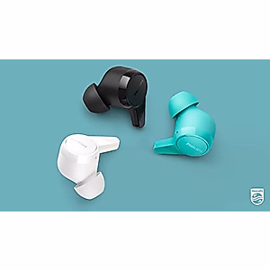 Philips T1207 True Wireless Headphones with Up to 18 Hours Playtime and IPX4 Water Resistance, Teal