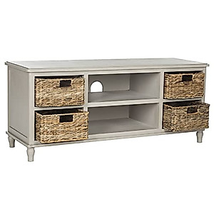 Safavieh Home Collection Rooney Entertainment TV Unit, Vintage Grey